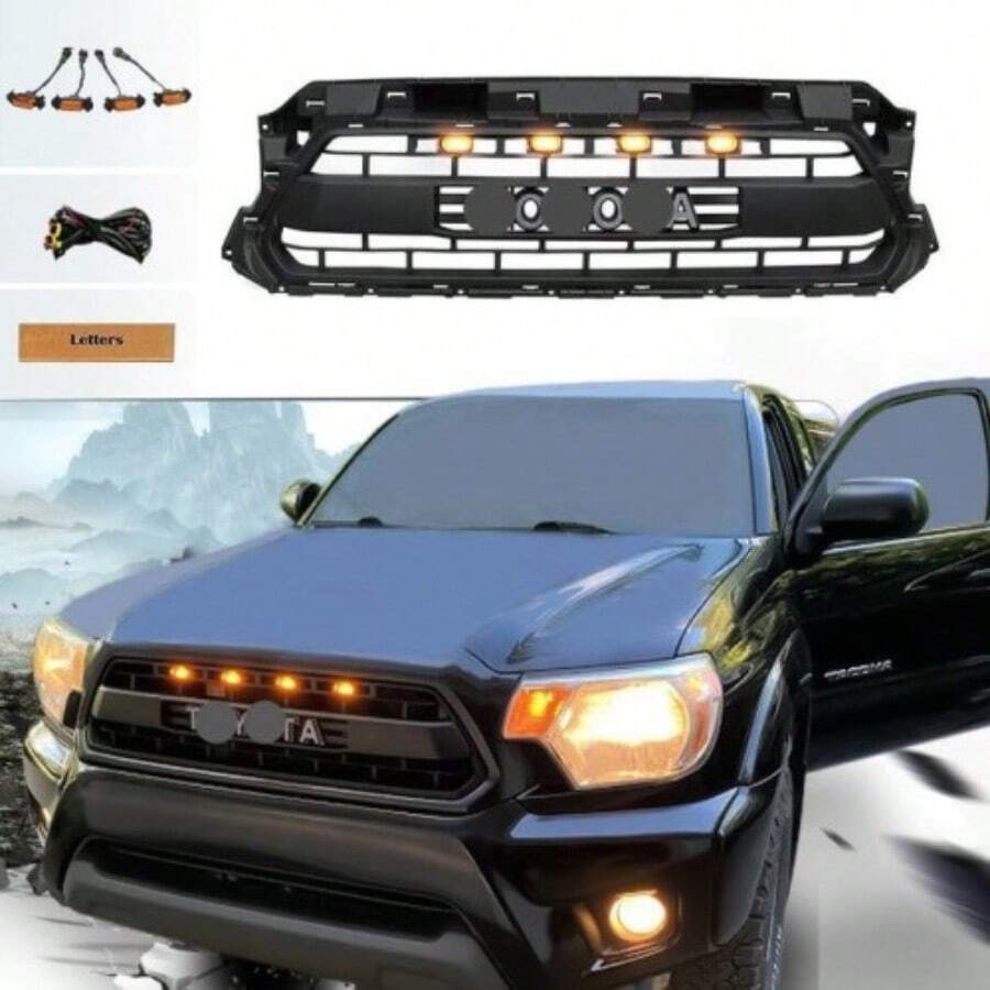 Front Grille For 2012 2013 2014 2015 2nd Gen Toyota Tacoma Trd Pro ...