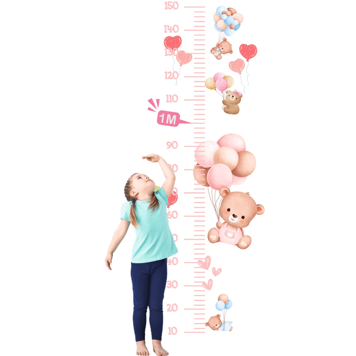 Pink Bear Children's Growth Measuring Ruler | SHEIN USA