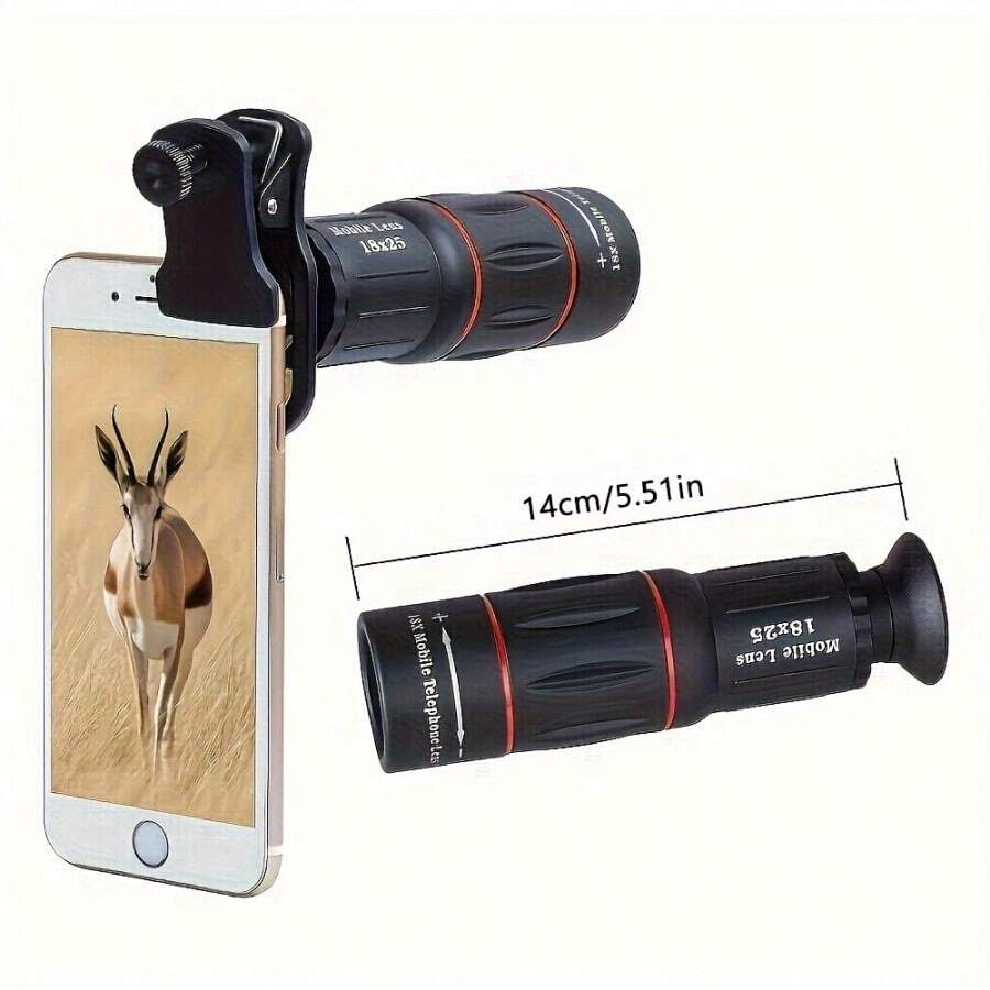 Universal 18X Optical Zoom Telescope Lens For Smartphones, With Tripod ...