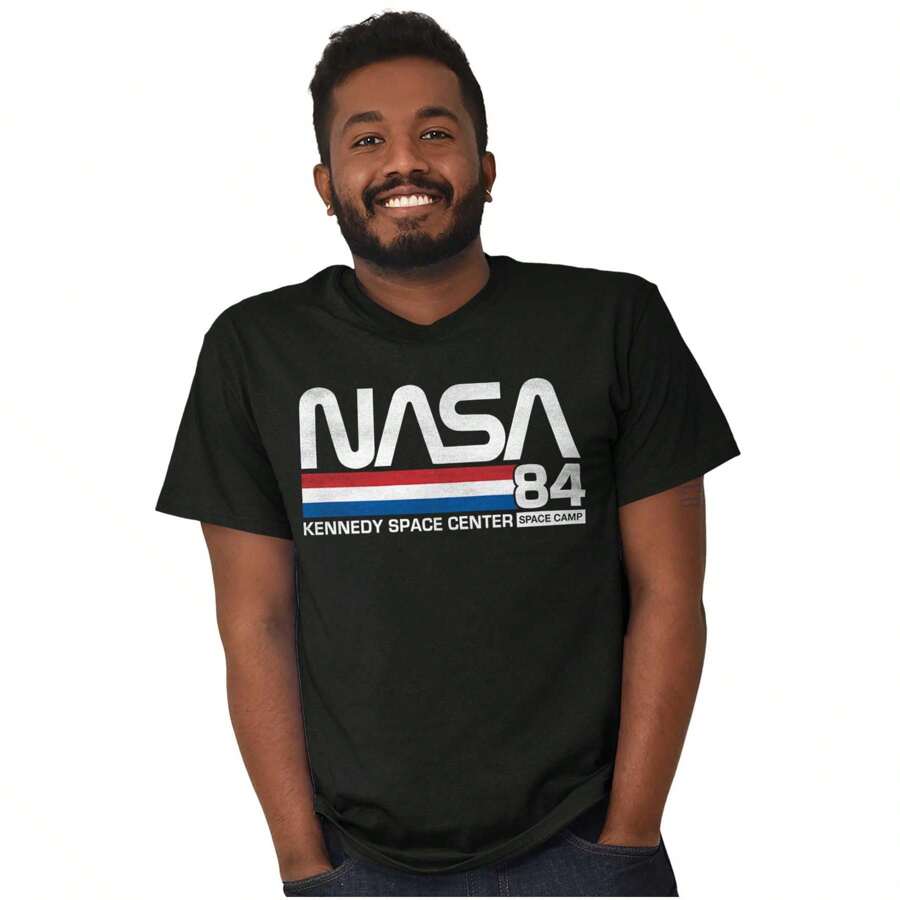 Vintage NASA Kennedy Space Center Graphic T Shirt | SHEIN USA