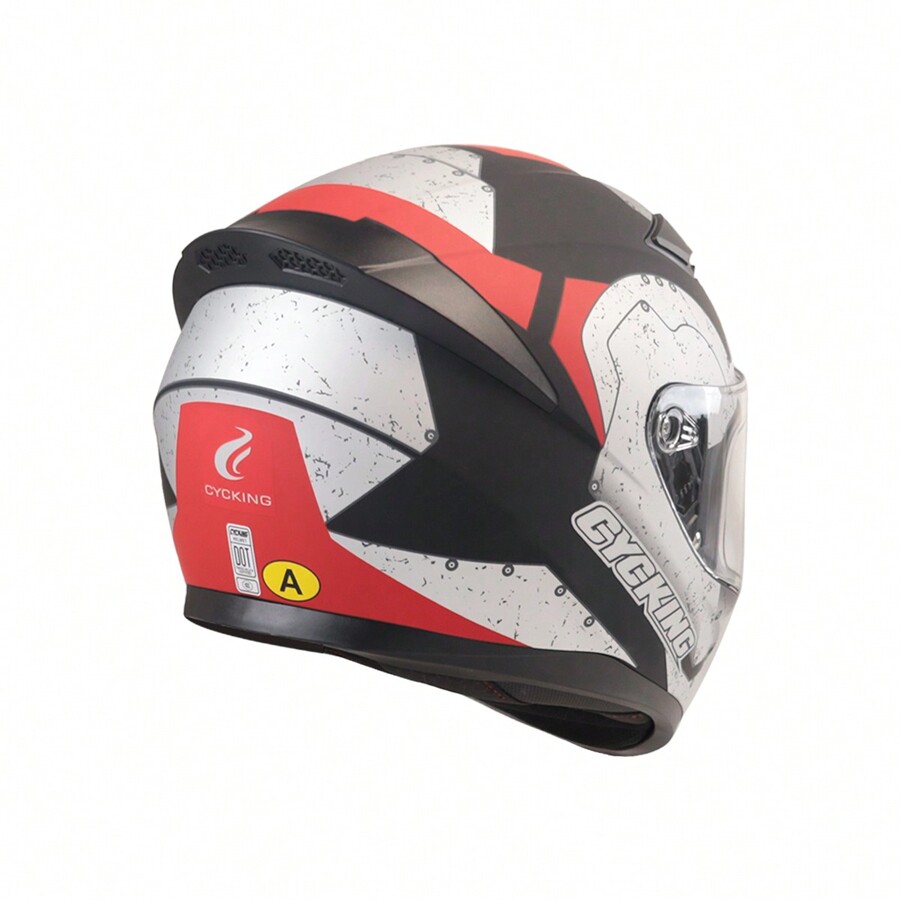 Motorcycle Helmet Autumn & Winter Retro Combination Helmet Full Face ...