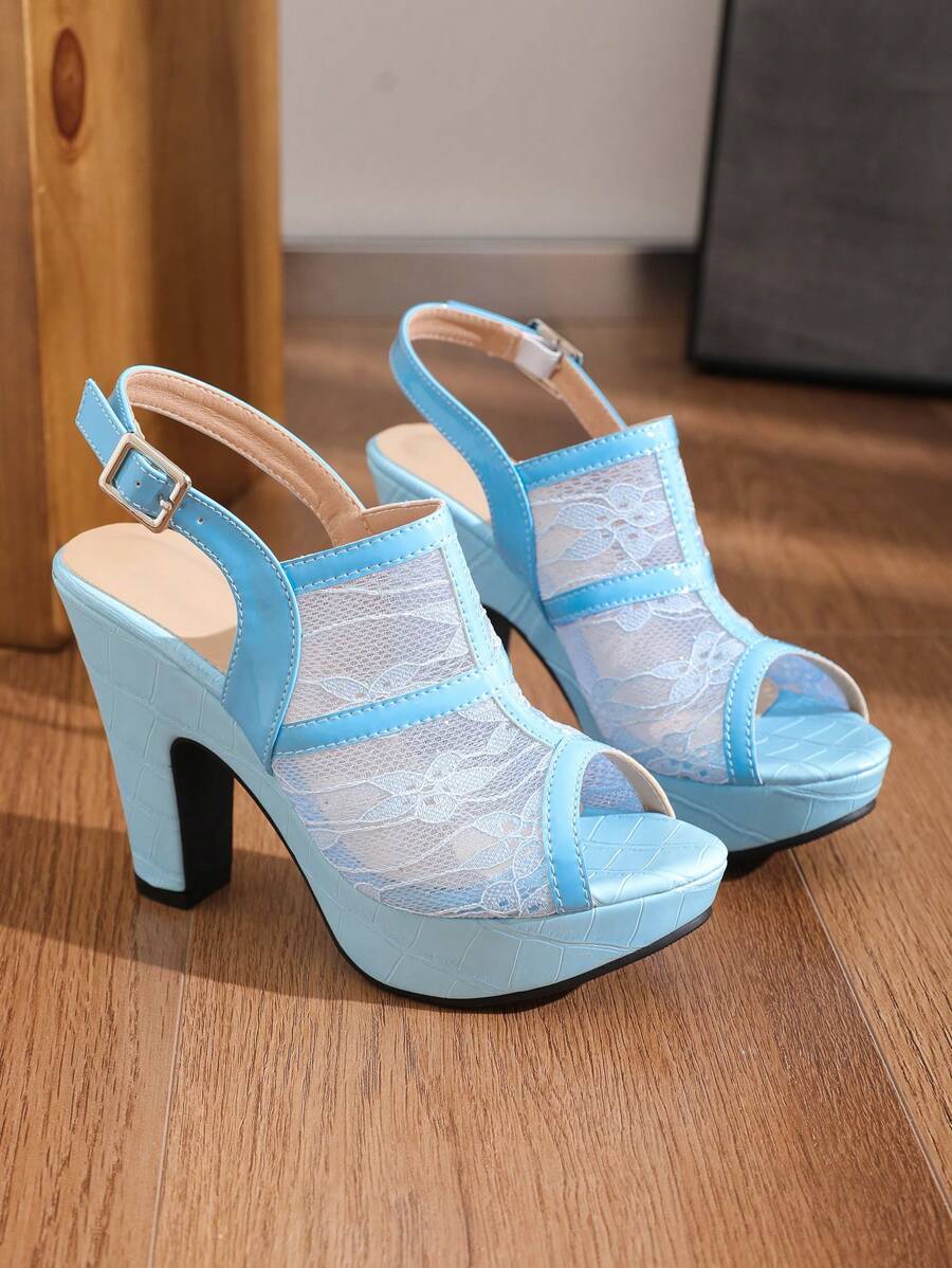 Sandales compensées à plate-forme avec bout ouvert pour femmes, nouvelles chaussures à talon ...