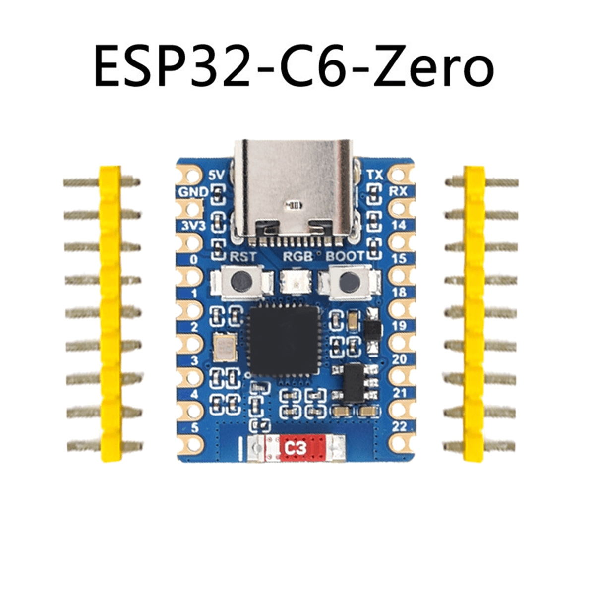 ESP32 Development Board ESP32-C6 Based On ESP32-C6FH4 Dual Processors 2 ...