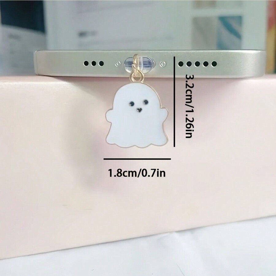 Halloween Ghost Shaped Anti-Dust Plug: Protect Your Device With The ...