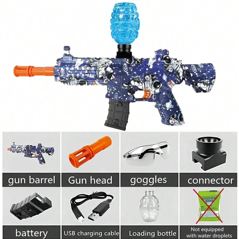 Nova Pistola de Brinquedo à Gel Elétrica M416, Tiro de Alta Velocidade, Brinquedos de Jogo para ...