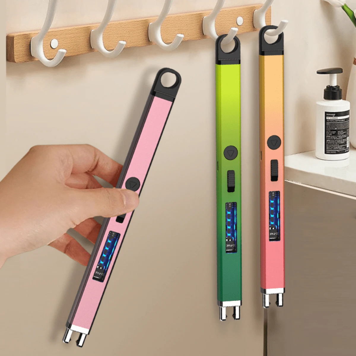 Vhhe Electric Candle Lighter, Rechargeable, With Safety Lock And LED ...