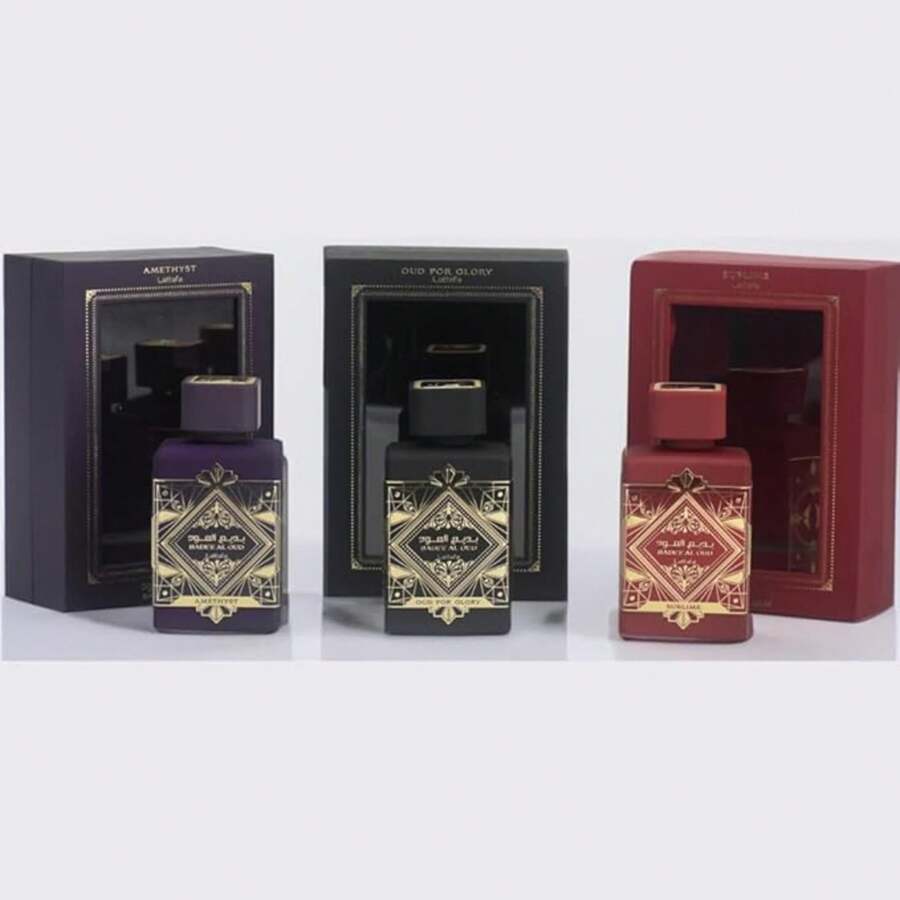 Lattafa Lattafa Perfumes Bade'e Al Oud For Unisex 3 Piece Gift Set ...