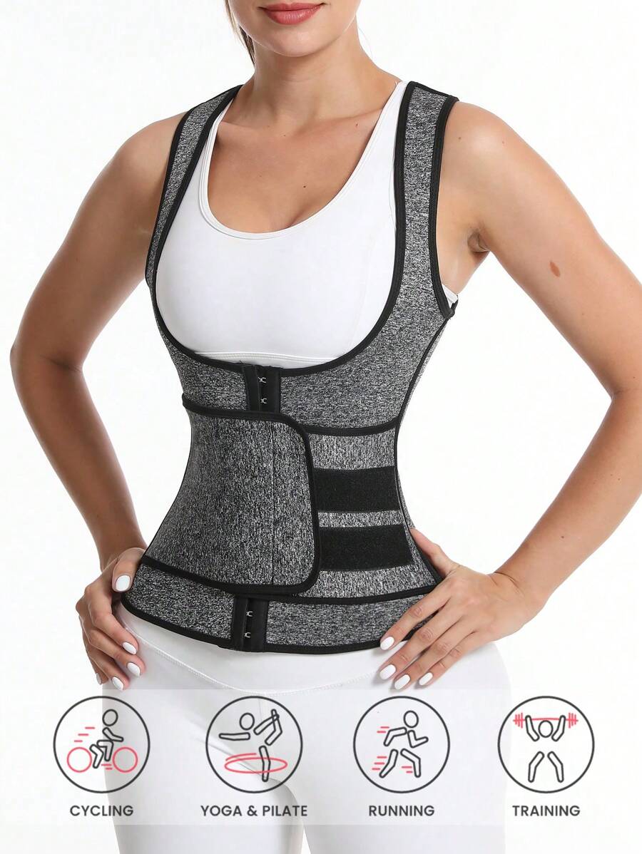 Sports Outdoor Synthetic Rubber Sports Vest Shapewear Waist Trainer ...
