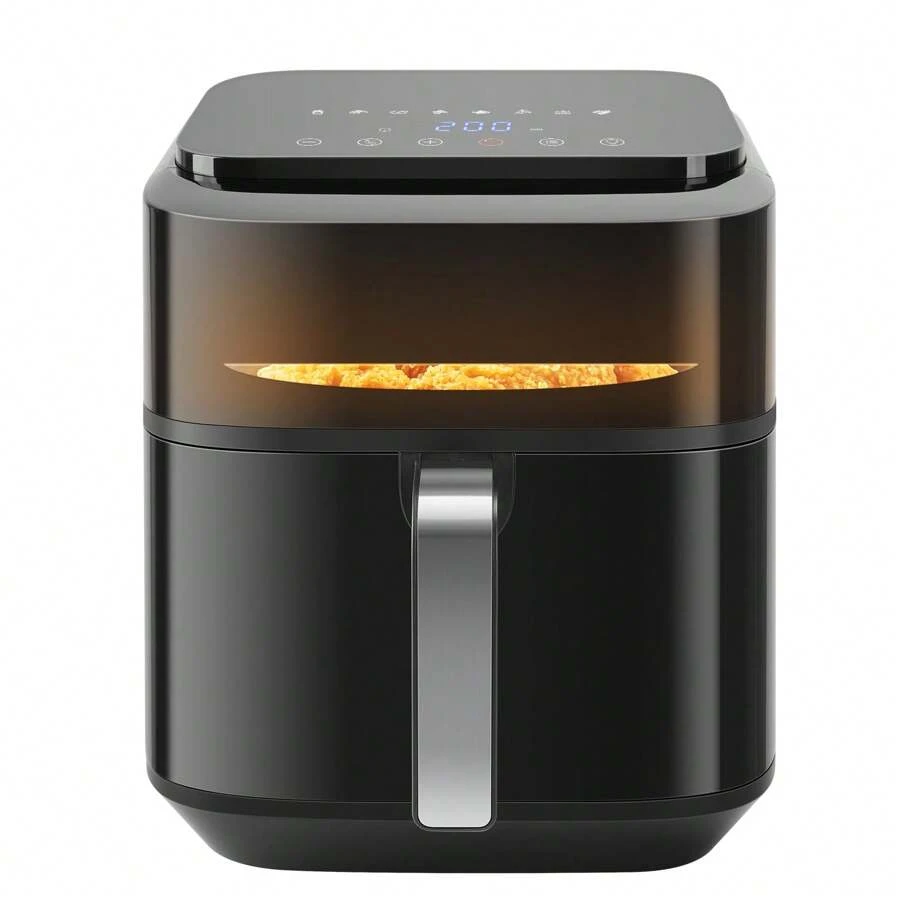 Freidora de Aire Sin Aceite 6,5L, Doble Resistencia, 8 Funciones ...