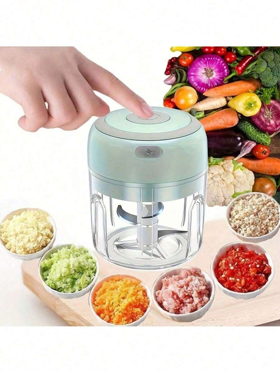 Garlic Mash Machine USB Charging, Electric Garlic Mash Machine Mini ...