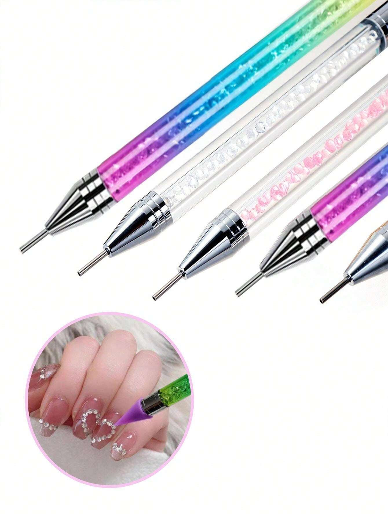 Diamond Painting Tool Set - Dual-Headed Rhinestone Pen With Sparkling ...