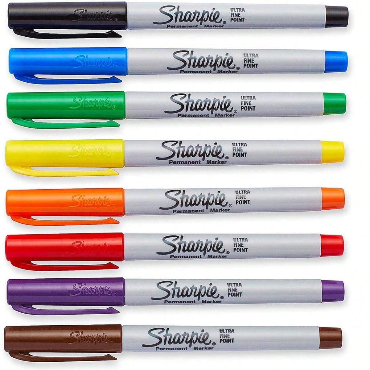 One, Sharpie Color Permanent Marker, Ultra-Fine Nibs, Multiple Colors ...