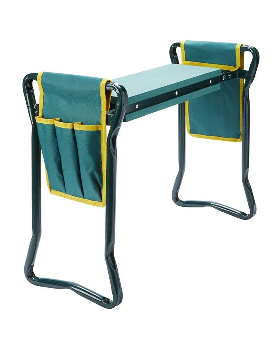 Garden Planting Bench 2 In 1 With Knee Saver And Tool Organizer - Solid ...