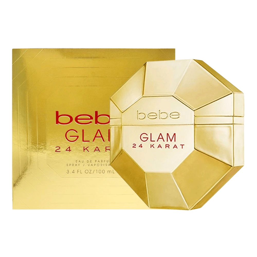 Bebe Bebe Glam 24 Karat 3.4 Oz EDP By Bebe Perfume For Women 100mL Eau ...