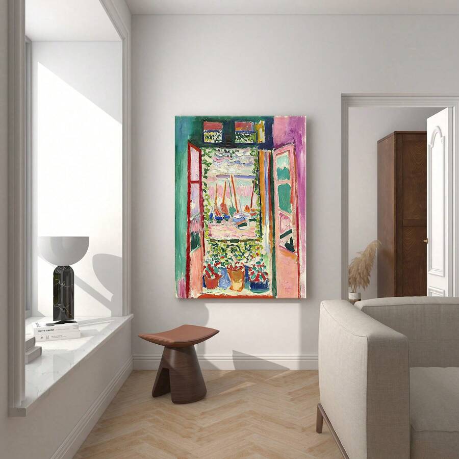 1pcs, Henri Matisse Open Window Poster, Kitchen Coastal View Art Print ...
