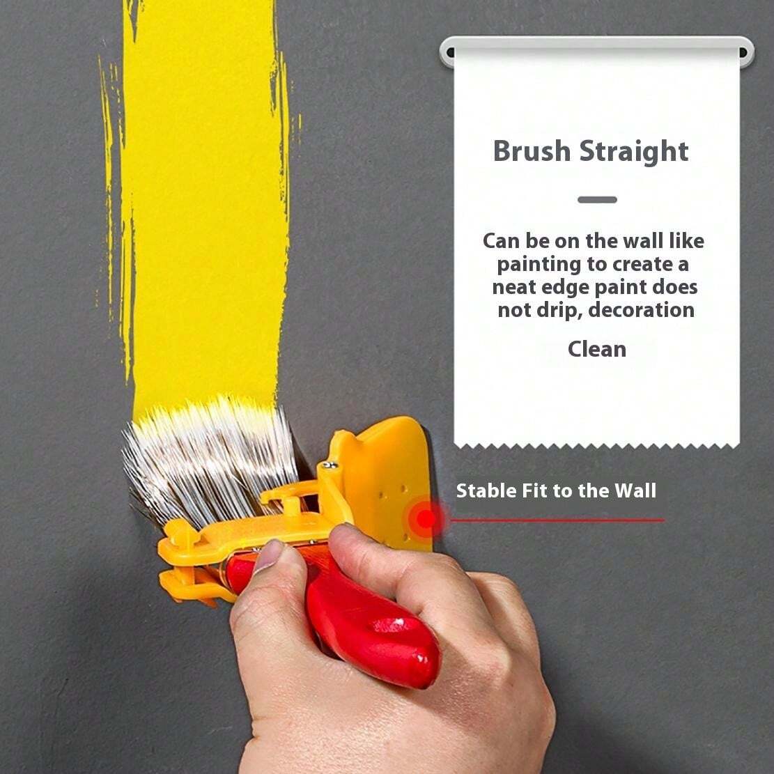 New Edging Brush For Painting Partition, Interior Wall, Ceiling, Latex ...