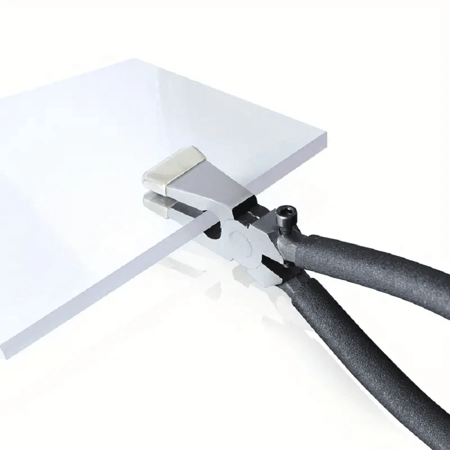 8 Inch Glass Running Plier With Rubber Tip Adjustable Screw Heavy Duty ...