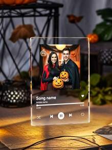 1pc Custom Music Plaque, Personalized Halloween Theme Acrylic Plaque ...