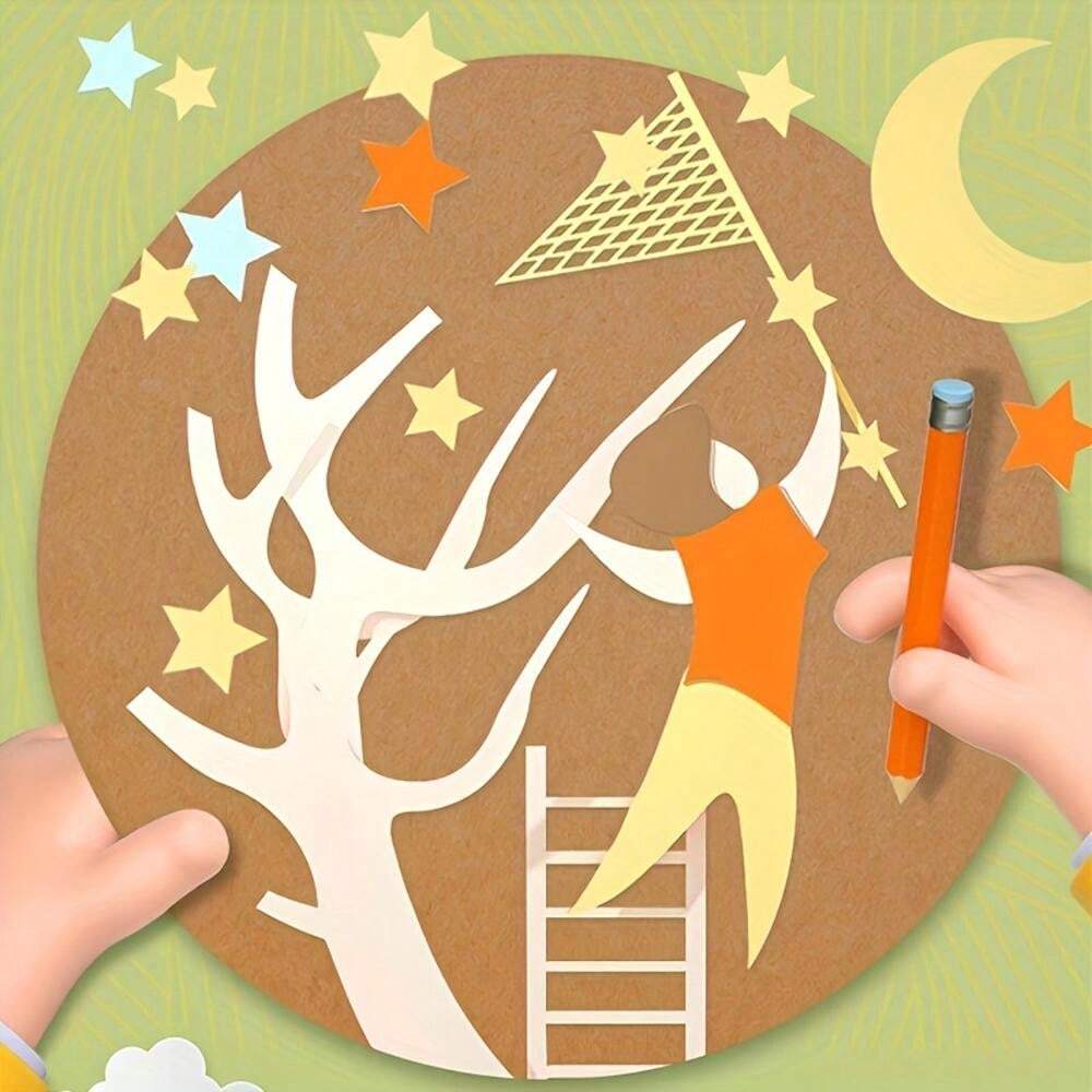 20 Blatt runde Kraftpappe mit matter Oberfläche - Pappe zum Malen ...