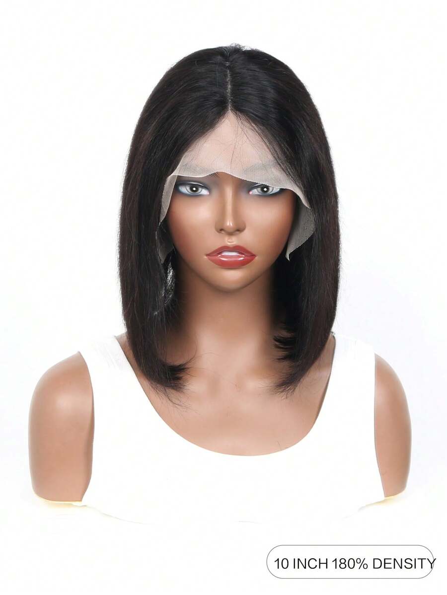 Bob Wig Human Hair T-Part Short Lace Front Human Hair Wigs For Women ...