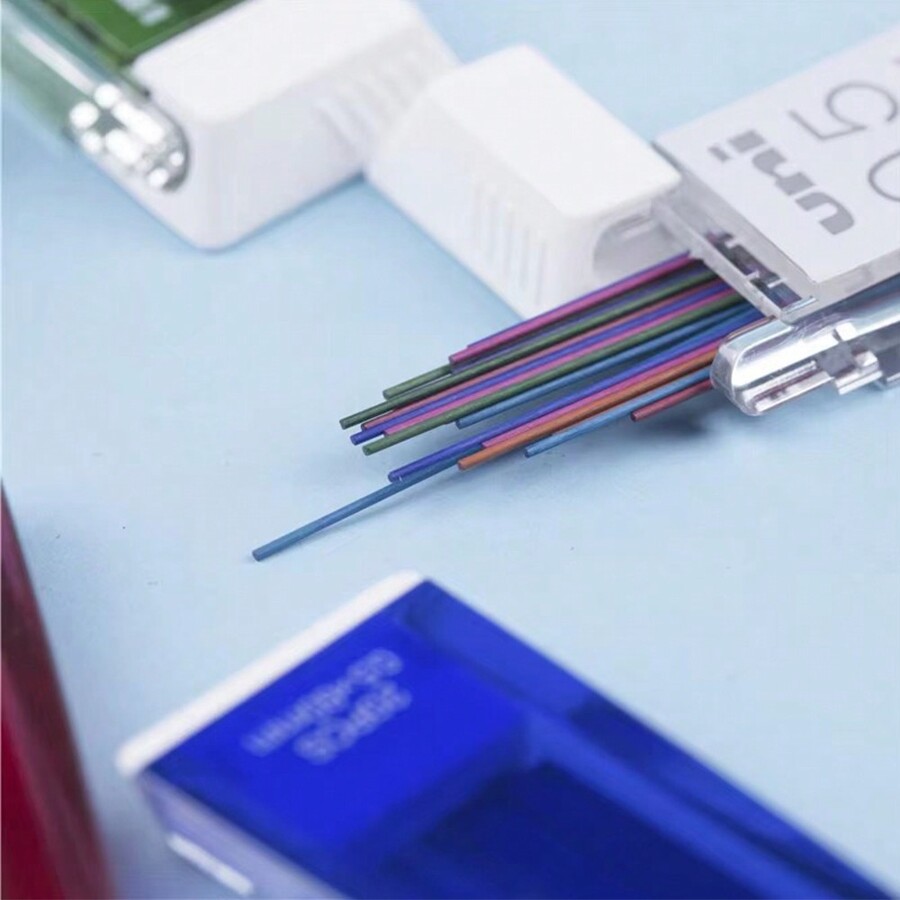 Japan Uni Nano Graphite Lead Core 202NDC Colored Mechanical Pencil Lead ...