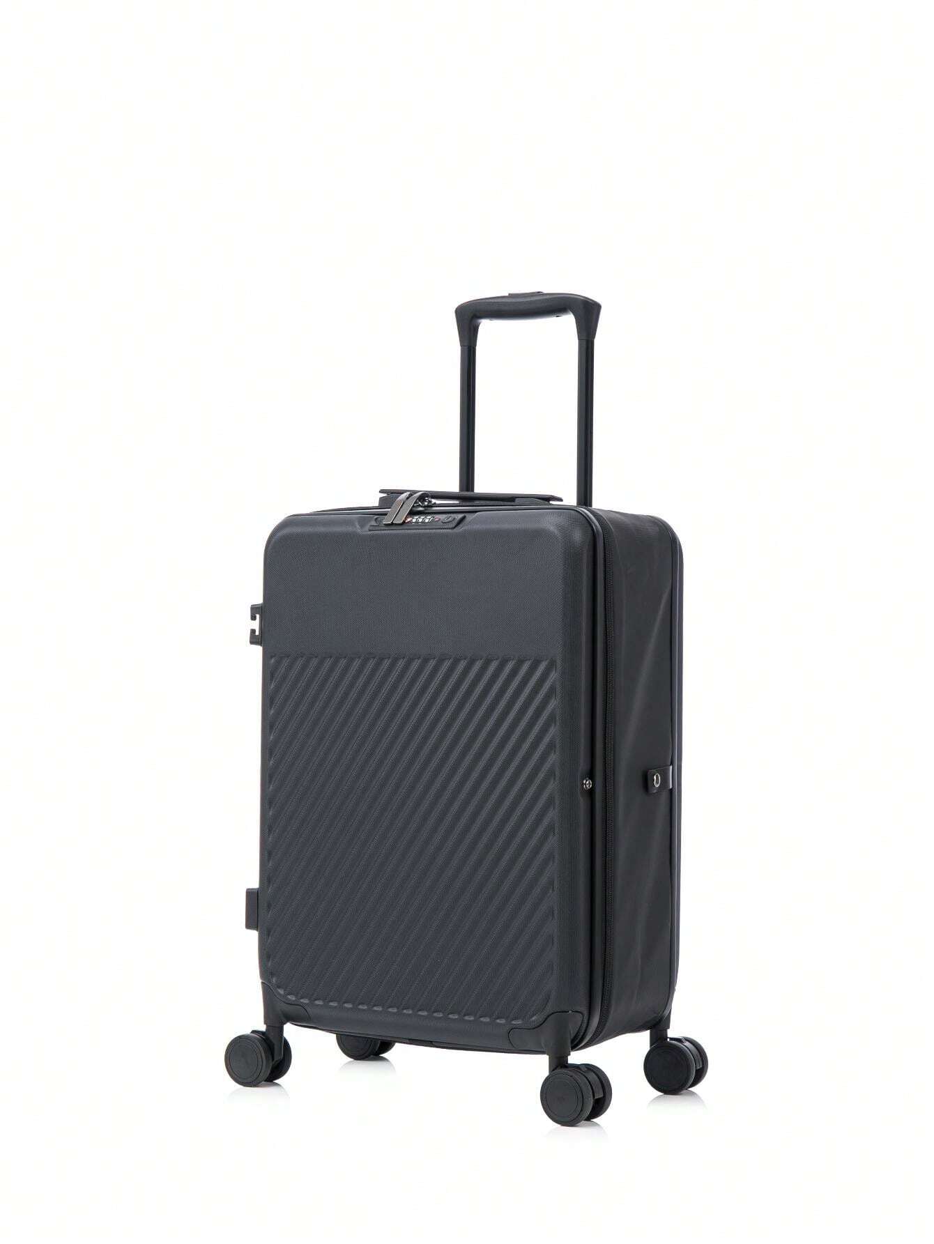 1 pièce Bagage cabine pliable noir de 20 pouces en ABS avec porte ...