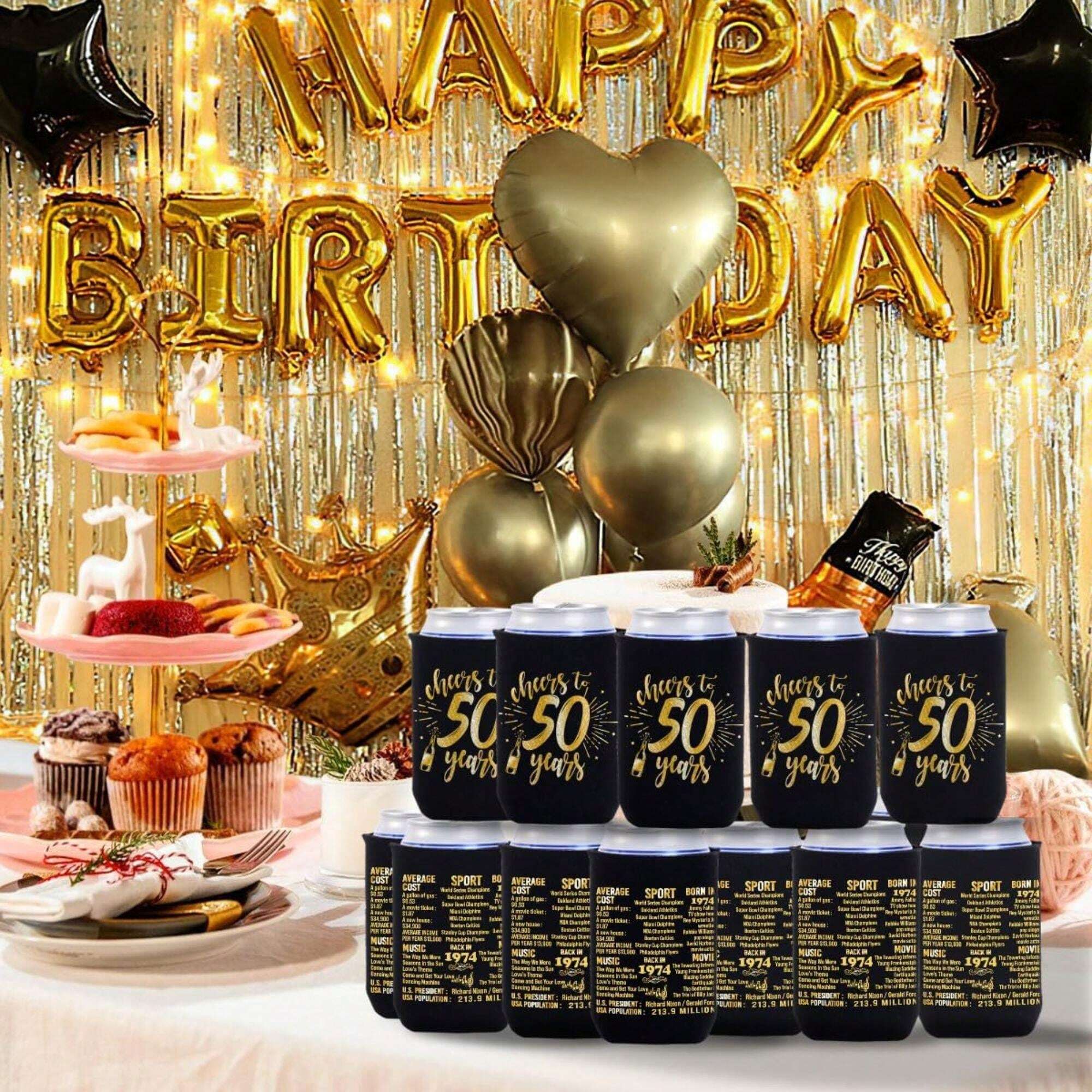 50th Birthday Decorations For Men Women, 50th Party Decorations, 50th ...