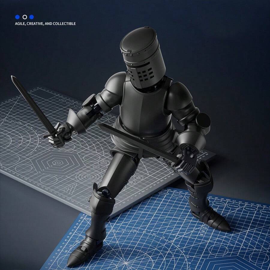 Stress Relieving Artifact Lucky Doll Joint Man Mobile Detachable Doll ...