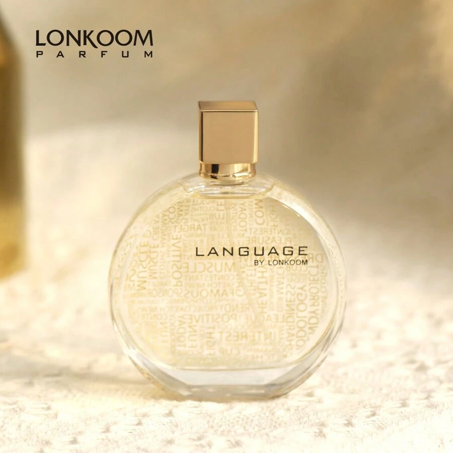 Lonkoom Perfume 100ml LANGUAGE GOLD WOODY-FLOWER Notes Long-Lasting ...