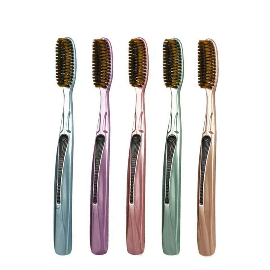 Extra Long Bristle Toothbrush, Soft Bristle Large Head Toothbrush ...