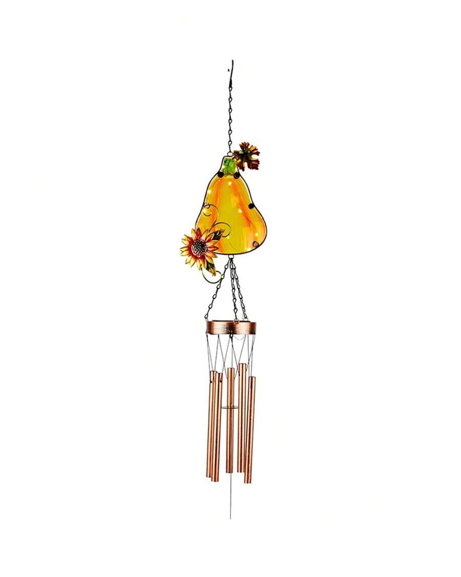 Solar Fall-Themed Wind Chimes - Gourd | SHEIN USA