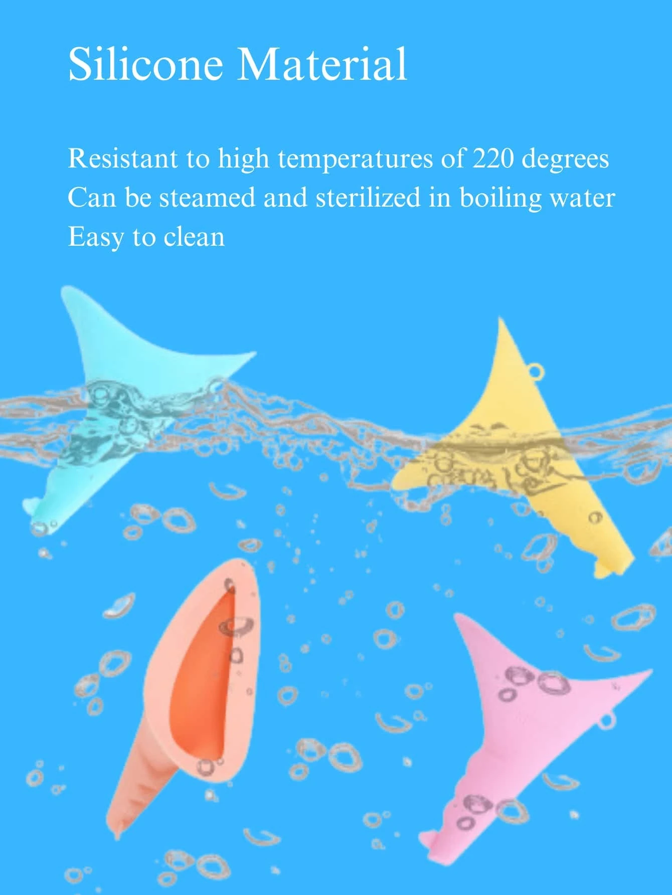 Reusable Silicone Feminine Urination Device, Portable Female Urination ...