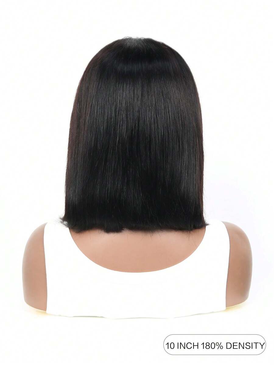 Perruque Bob en cheveux humains 13x4 Perruque frontale en dentelle Perruques Bob pour femmes 100 ...