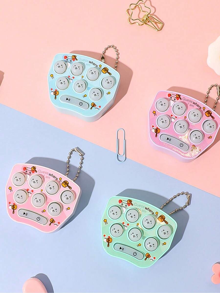 Mini Handheld Interactive Leisure Gaming Keychain - Luminous Stress ...