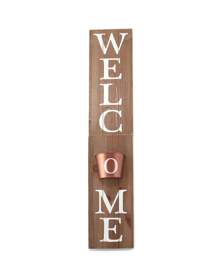 Welcome Spring Front Porch Decor - Sign With Planter | SHEIN USA