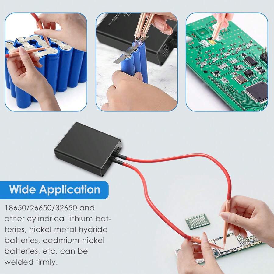 Spot Welder, 11 Gears Adjustable Battery Spot Welder 5000mAh ...