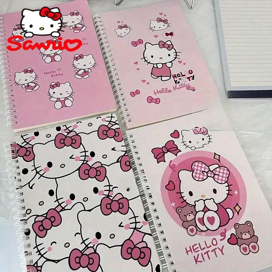 4pcs/Set Official A5 Notebooks - Smooth Surface, Cute Cartoon Design ...