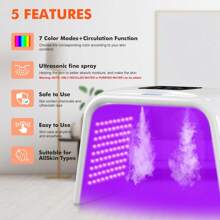 Larora Led-Light-Therapy, Red Light Therapy For Face 7 In 1 Colors LED ...