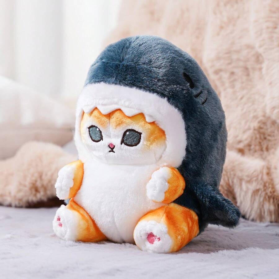 Miniso Cute Plush Toy Fried Shrimp Cat - No. 8 Cat Ornament Plush Toy ...