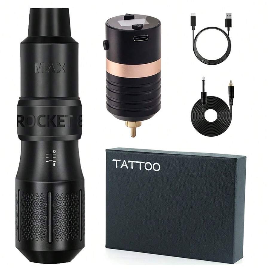 T-Rex Professional Rotary Tattoo Pen Kit, Quiet Tattoo Gun Machine With ...