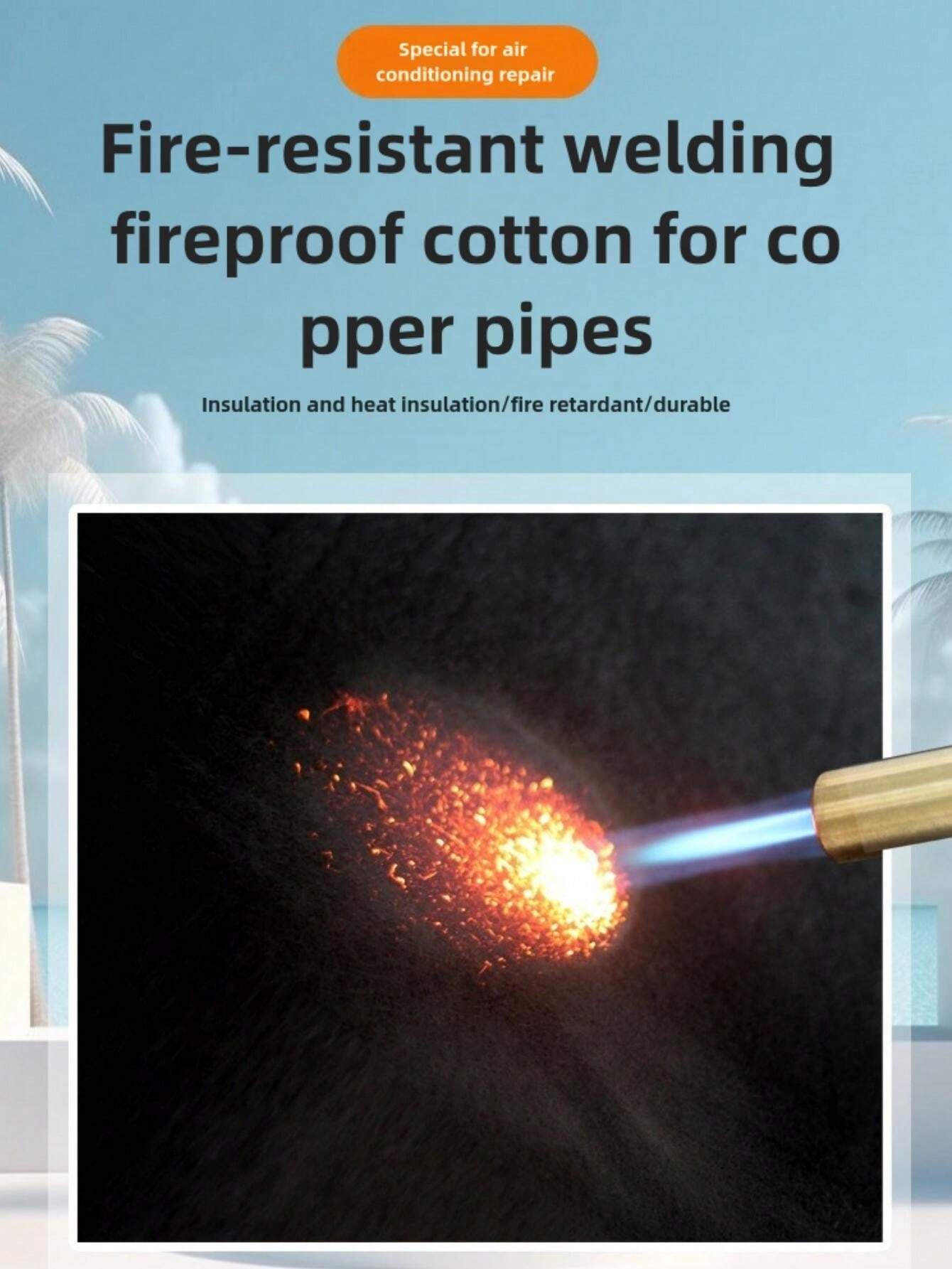 1pc Thick 7.8*7.8 Inch Welding Gun Fireproof Pad, Flame Retardant Up To ...