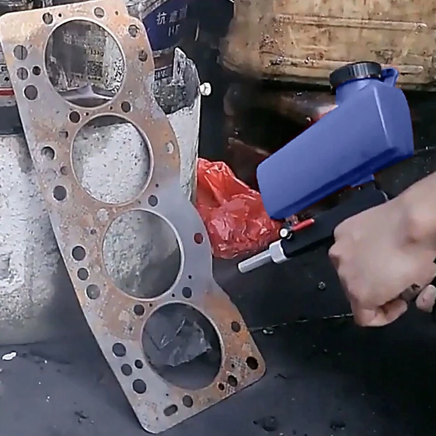 Pneumatic Blasting Gun Set Gravity Sandblasting Gun Rust Blasting ...