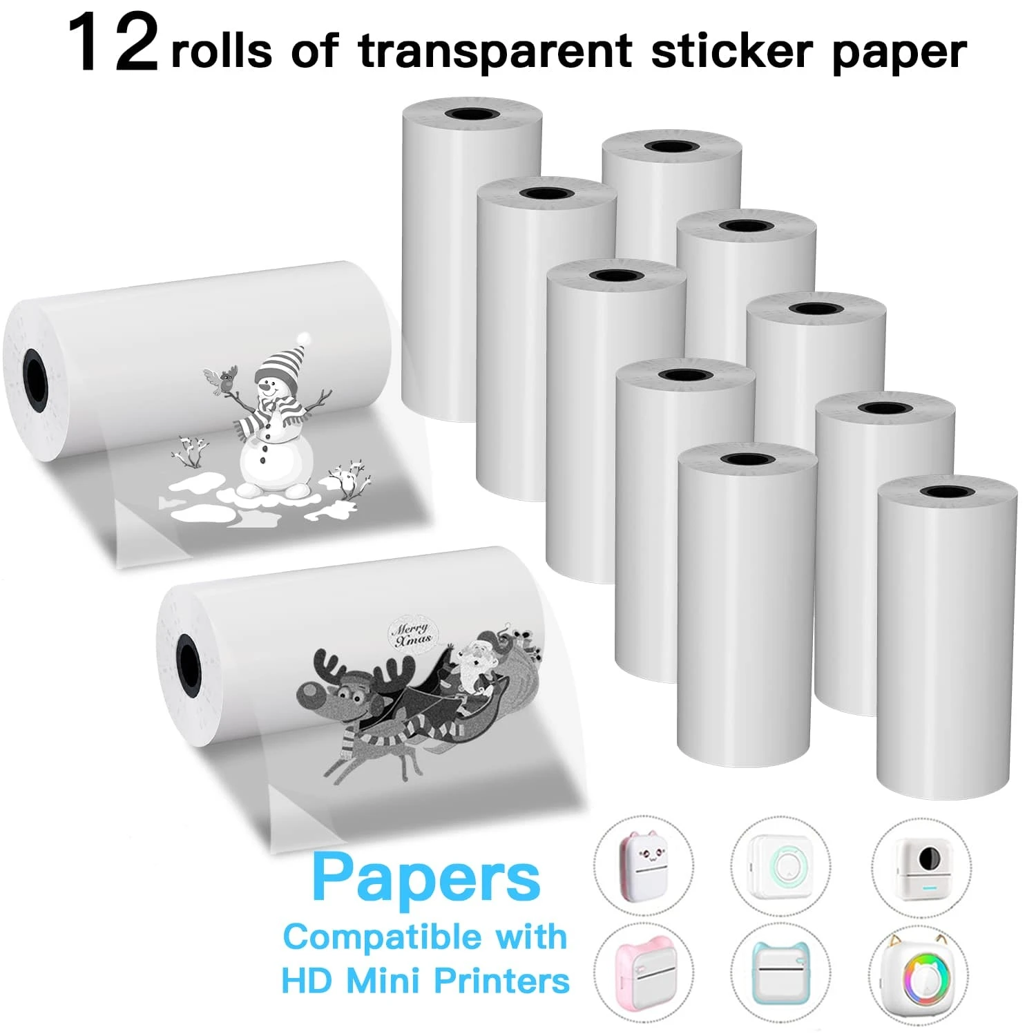 Clear Self Adhesive Sticker Paper, Transparent Sticker Printing Paper ...