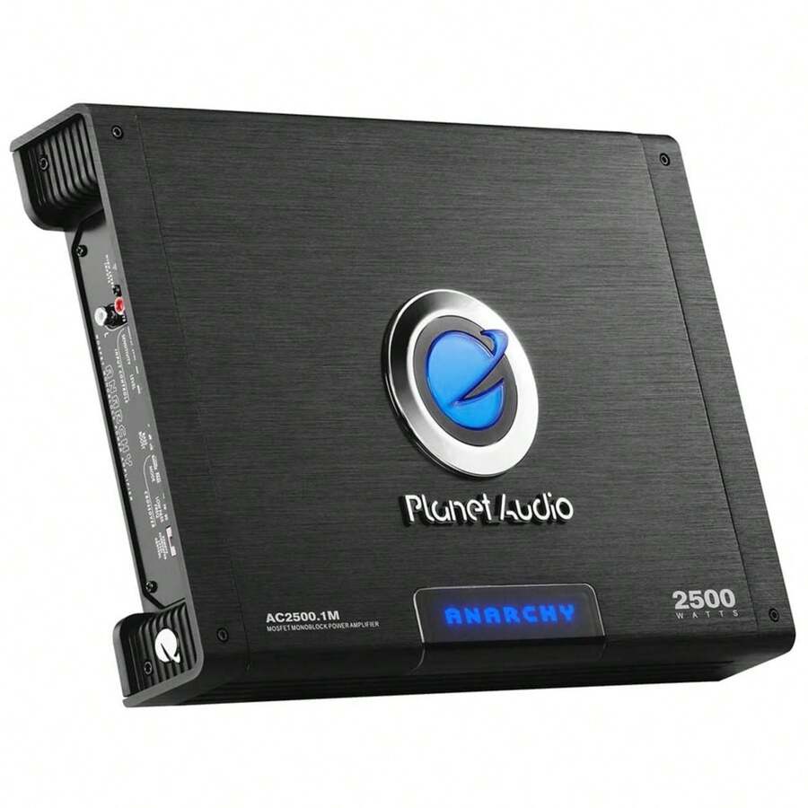 Planet Audio AC2500.1M 2500W Monoblock Car Amplifier MOSFET Power ...