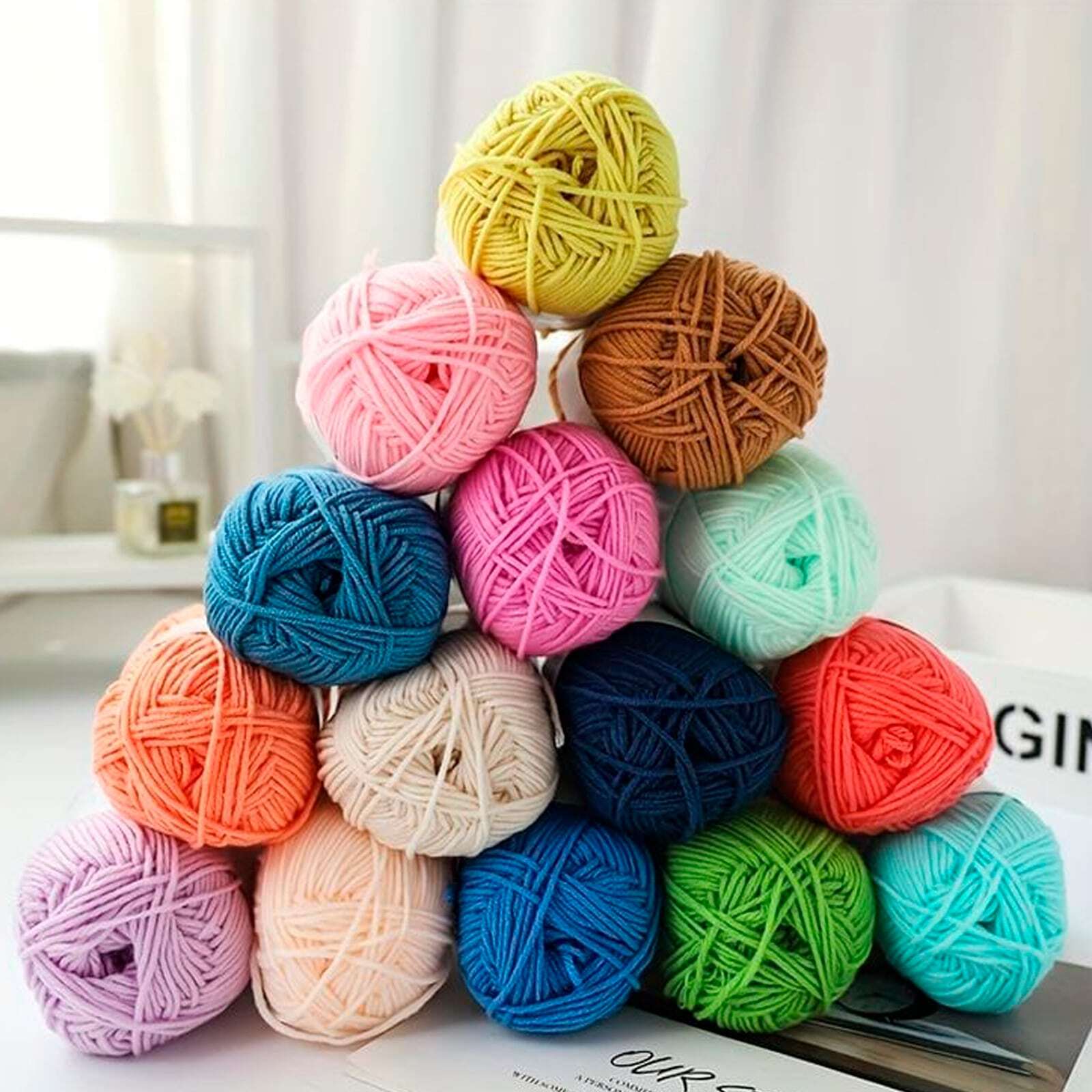 ACRILAZA Jumbo Yarn For Knitting 100gr Premier Colors Crochet | SHEIN USA