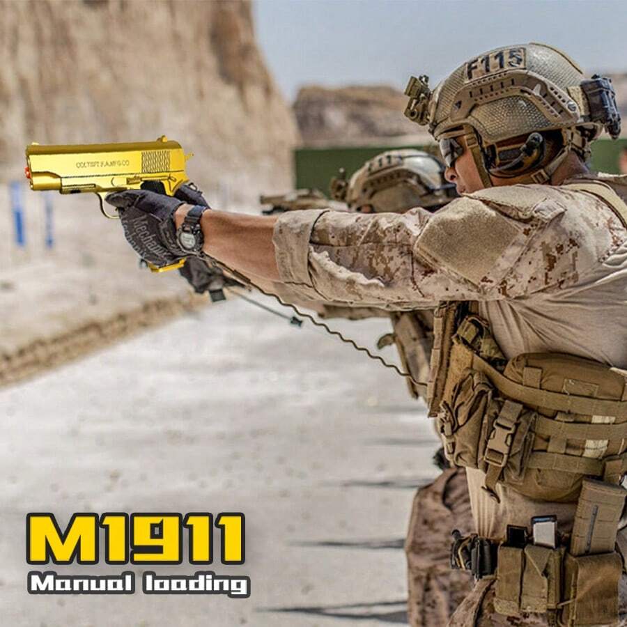 Manual Blaster Pistol - Toy Gun Pistol Without Charge, For Backyard Fun ...