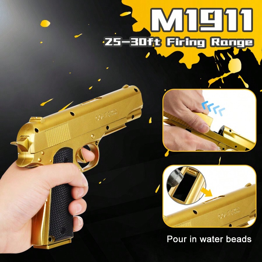 Manual Blaster Pistol - Toy Gun Pistol Without Charge, For Backyard Fun ...