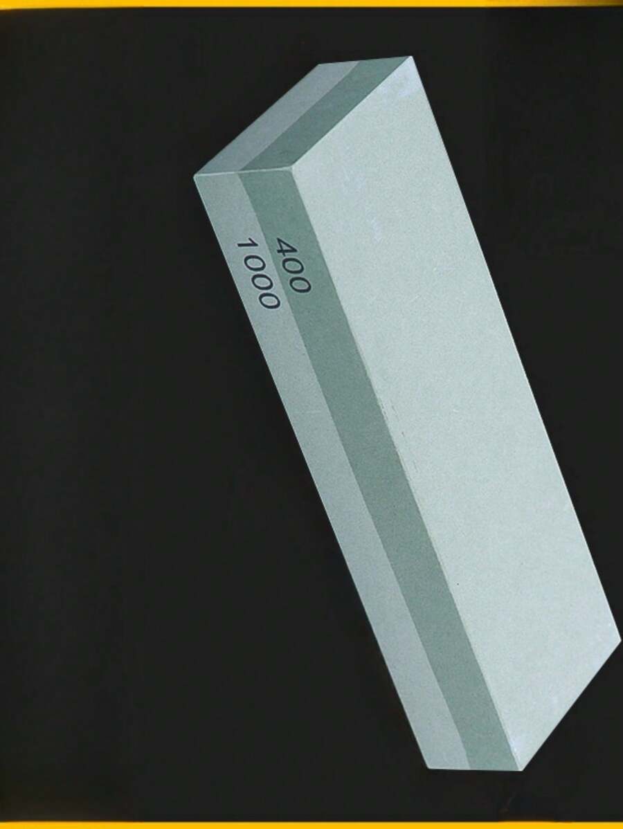 Double-Sided Manual Whetstone, White Corundum Blade Sharpener For ...