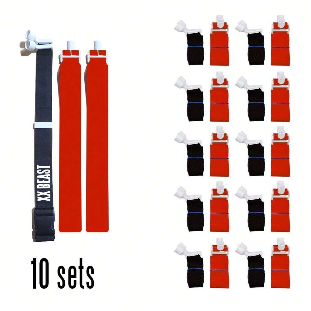 7 Color Options Adult Football Waist Flags Set. Each Set Includes 2 ...