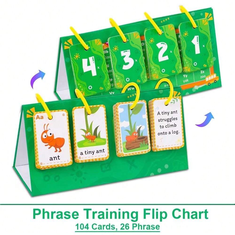 104cards English Sotry Phrase Training Flip Chart Activity Educational ...